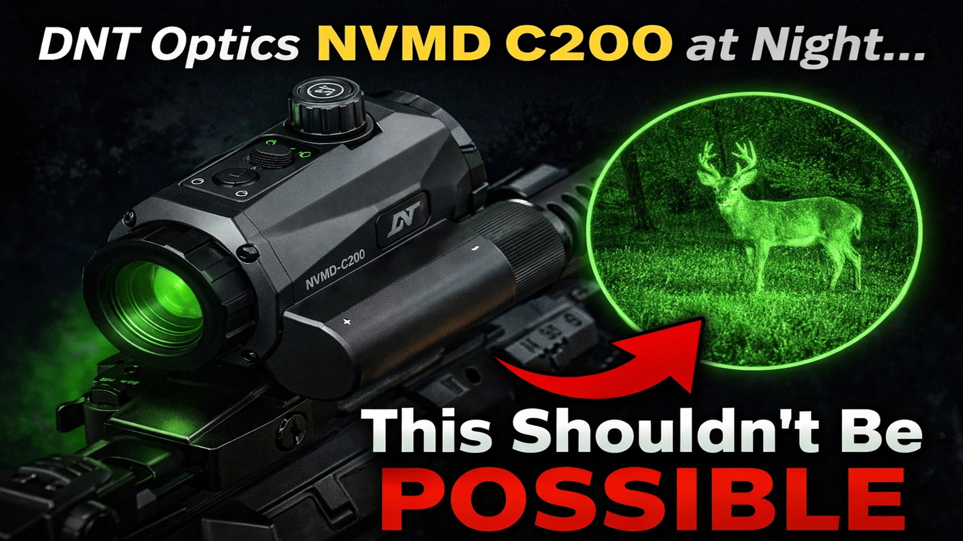 DNT Optics NVMD C200 Review: Real Night Test, IR Range & Performance ...